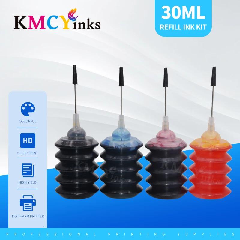 KMCYinks Refill Ink Kit Highly Compatible Jet Accessaries Dye Desktop ...