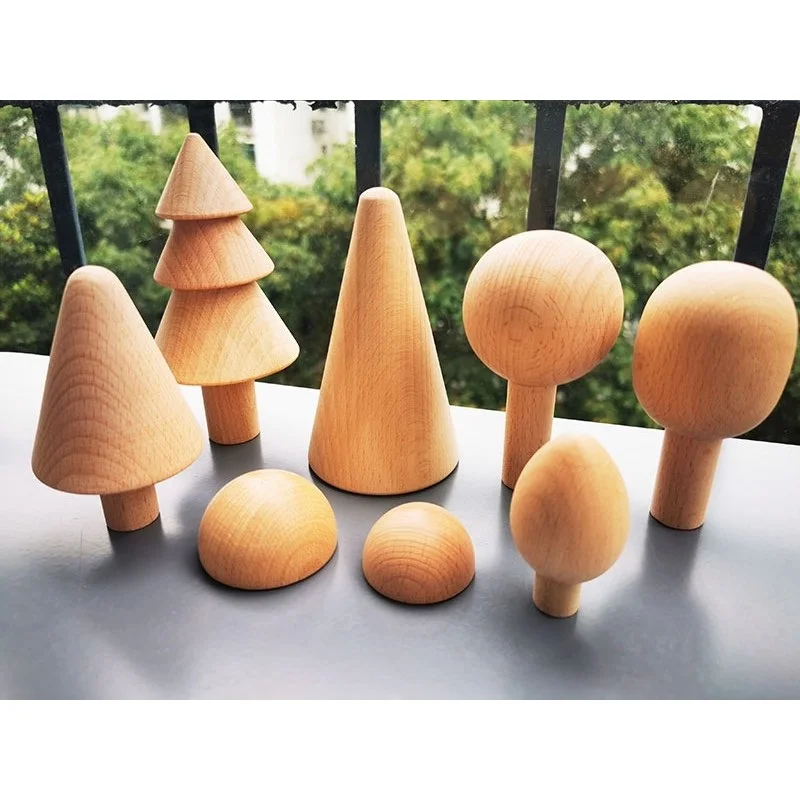 nature play open ended toy for small world play tree blank spruce ...