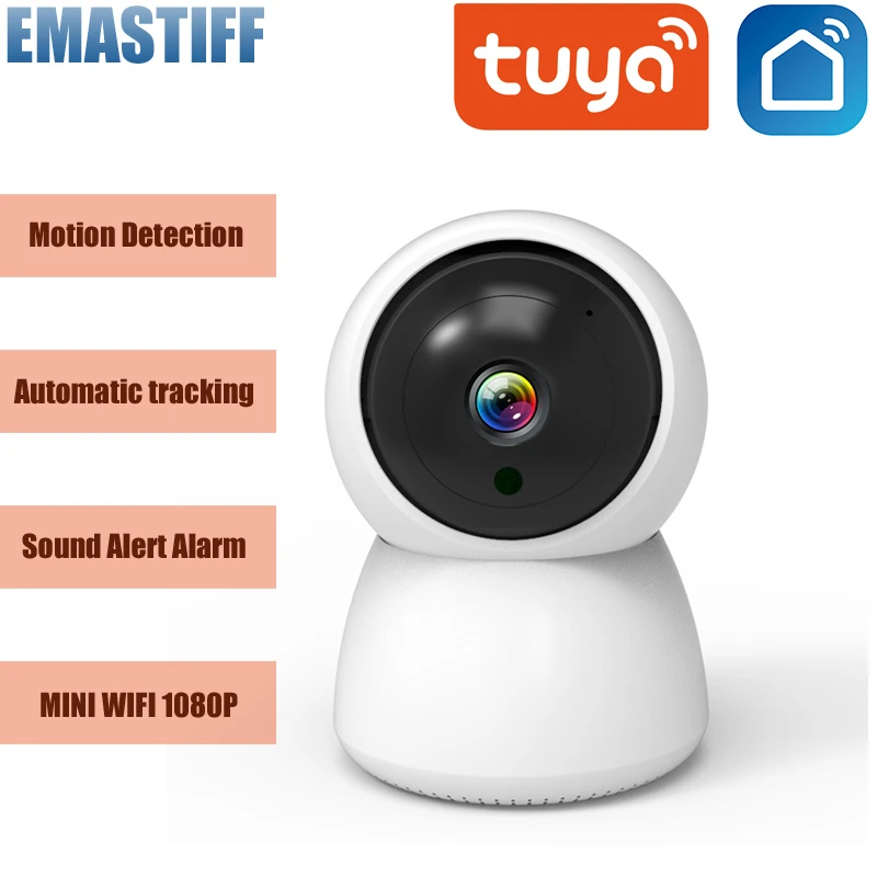 Hd 1080p Wifi Ip Camera Tuya Smart Surveillance Camera Automatic ...