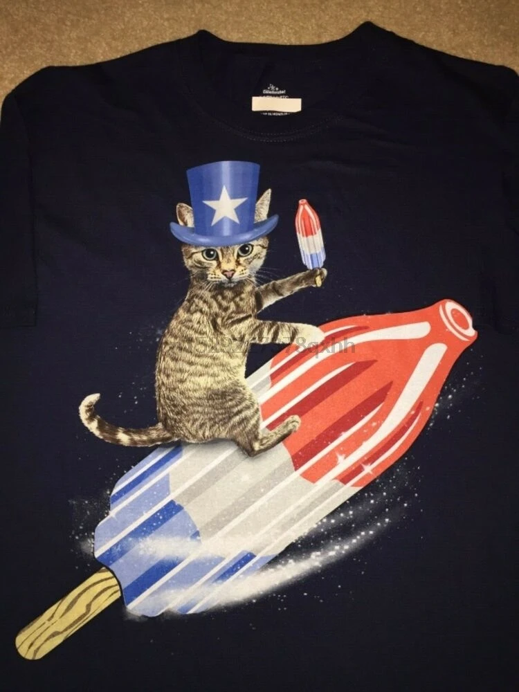 Cat Riding Bomb Pop Shirt | canoeracing.org.uk