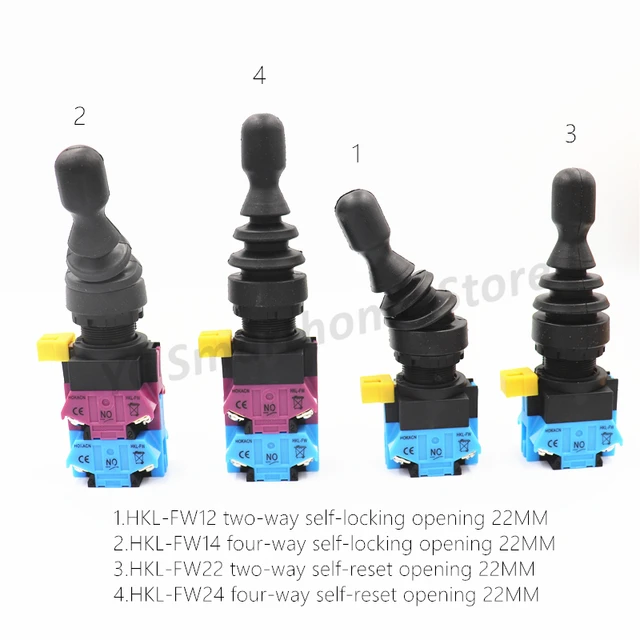 Master switch two-way four-way self-reset self-locking HKL-FW12/22/24 ...
