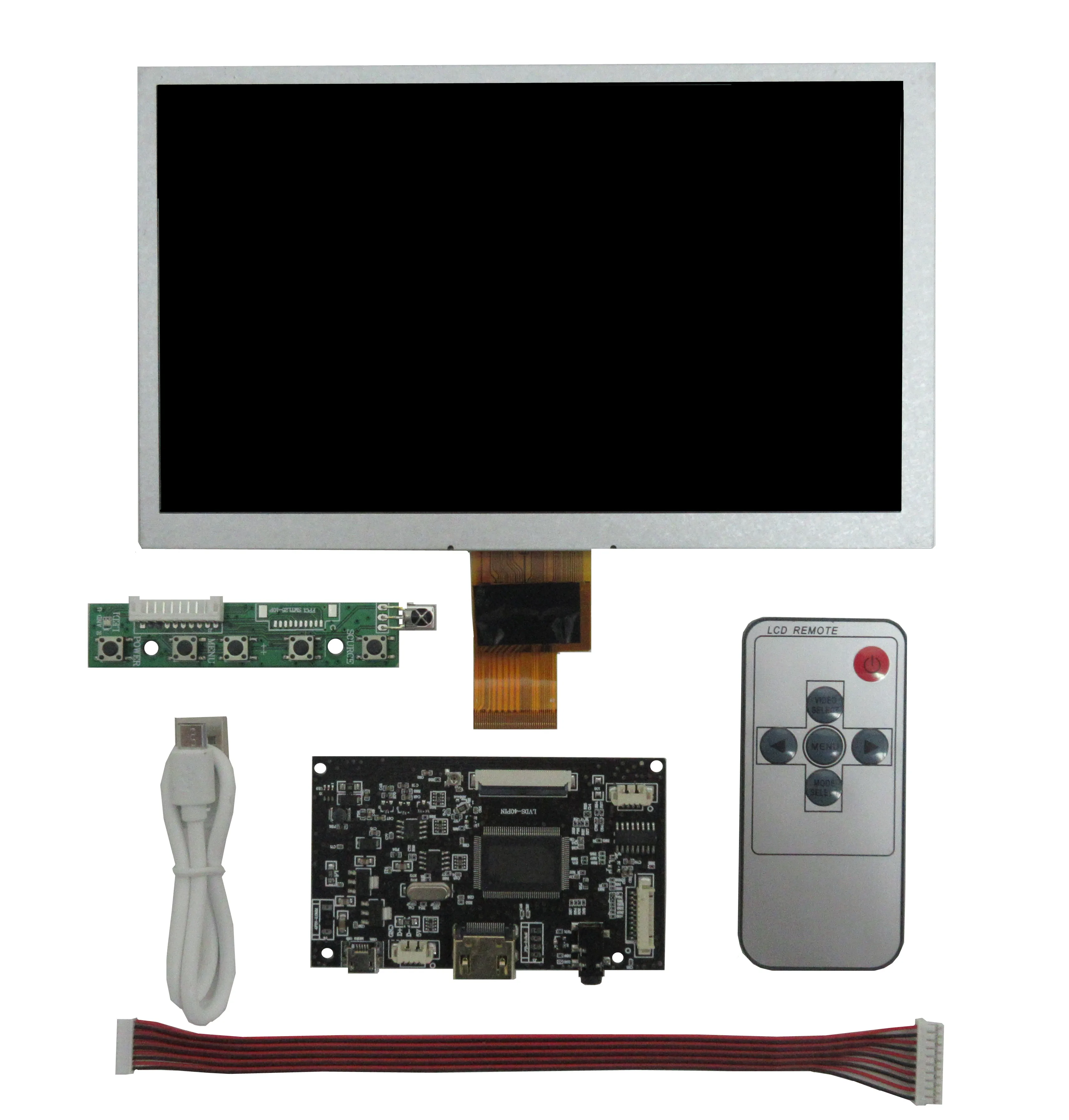 Controlador-de-pantalla-LCD-multiusos-de-8-pulgadas-1024x600-placa-controladora-de-Audio ...
