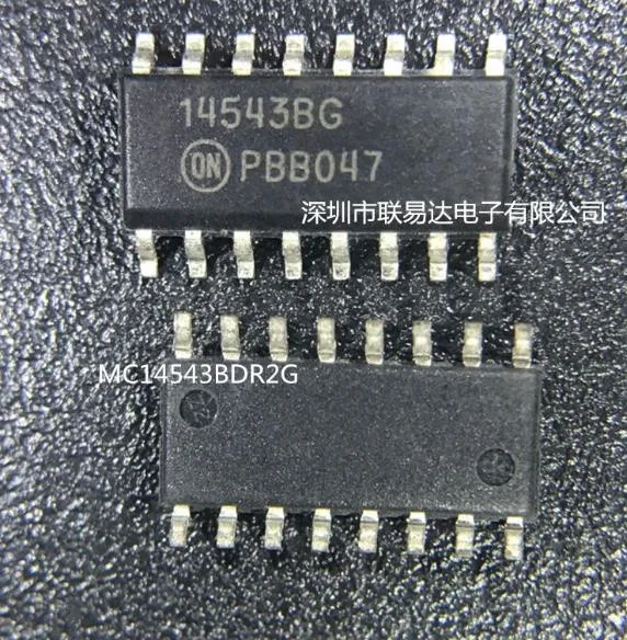 Nuevo original MC14543BDR2G MC14543BDR MC14543 14543BG SOP16 50 unids/lote|controles remotos ...