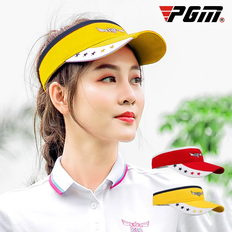 PGM Golf Cap Lady Headless Permeable Cap Thickened Sweat Belt Sunscreen ...