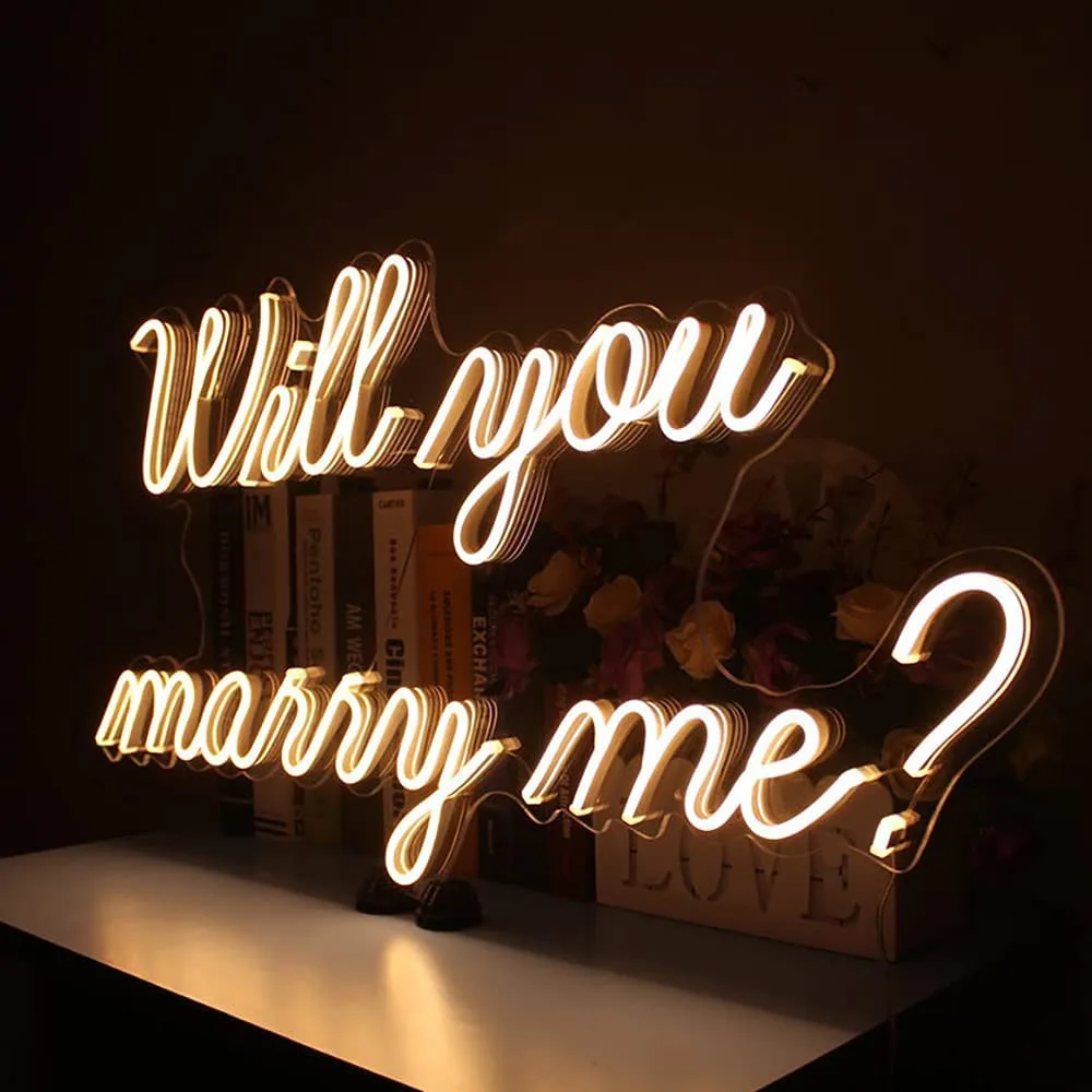 Will You Marry Me Light Up Sign