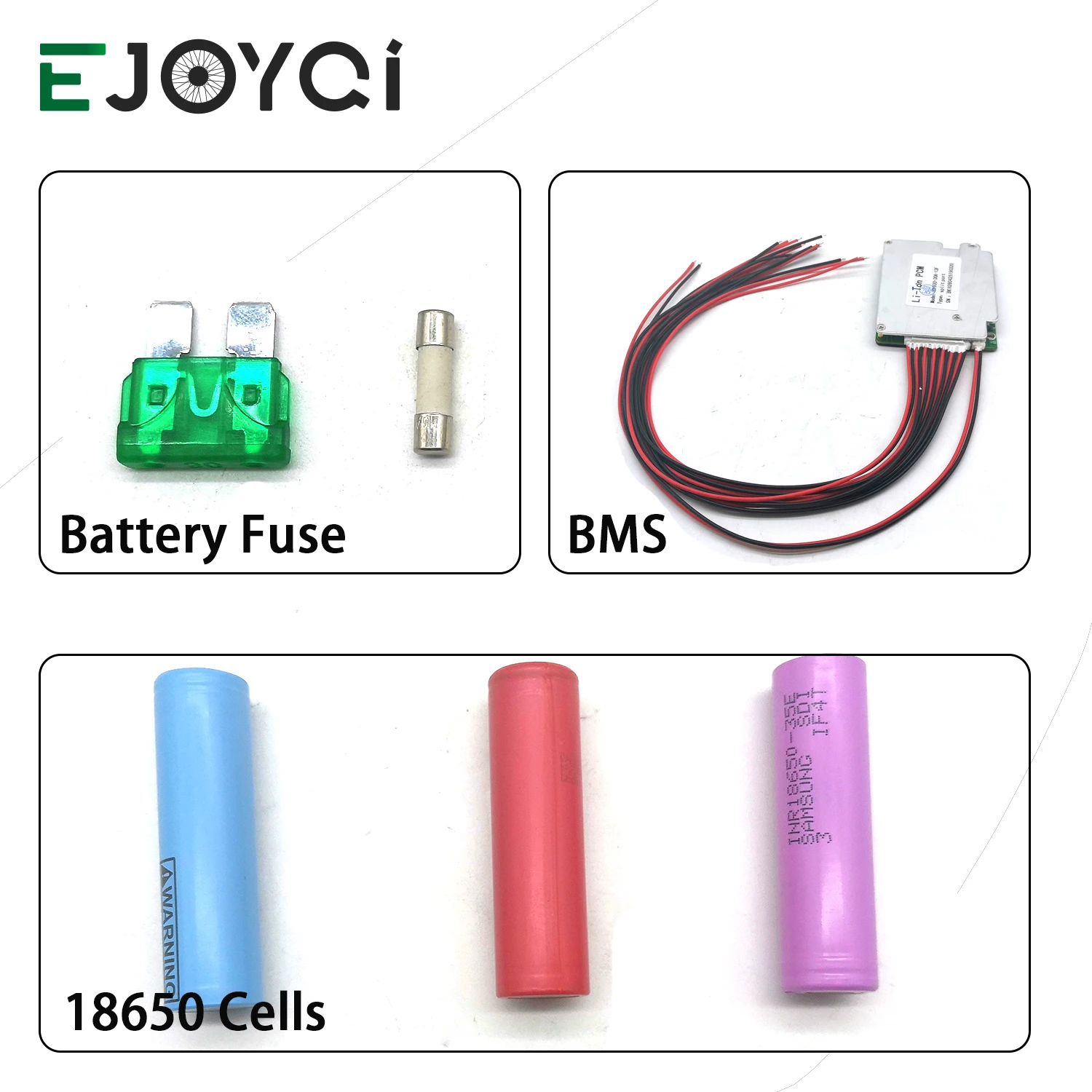 Ejoyqi Battery Accessories Battery Fuse Battery Bms 18650 Cells ...
