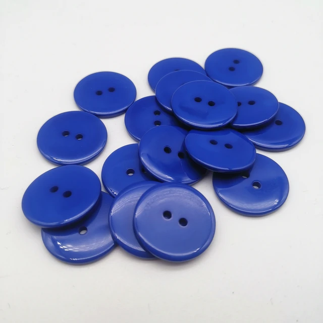 Blue Sewing Button