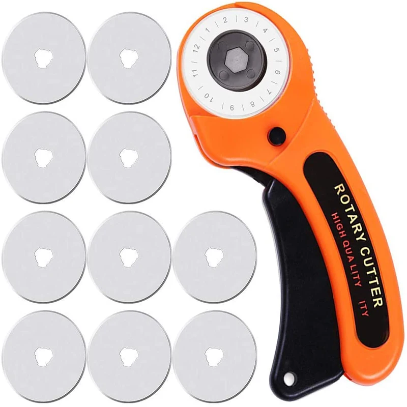 IMZAY-45mm-Rotary-Fabric-Circular-Cutting-Tool-With-10-Replacement ...