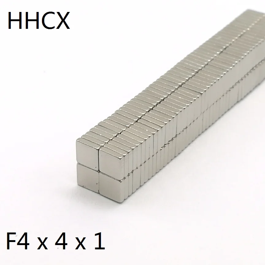 2000pcs/lot Block Ndfeb Magnet 4x4x1 Strong N35 Magnet 4*4*1 Powerful ...