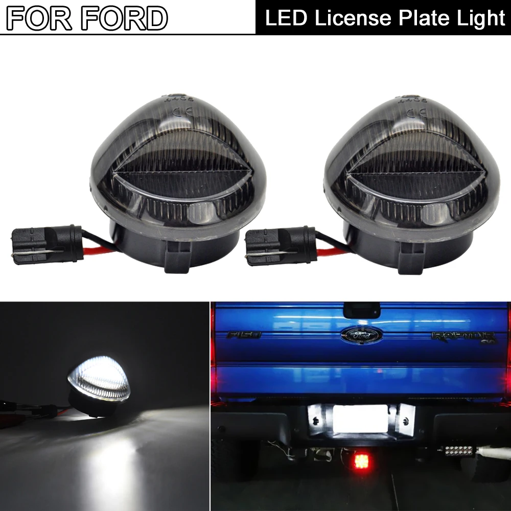 2PCS-White-LED-License-Plate-Light-Number-Plate-Lamp-For-Ford-F150-2001 ...