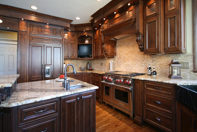Solid Cherry Kitchen Cabinets