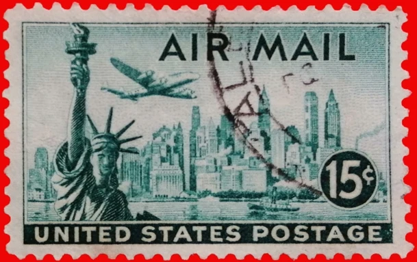Airmail Postage Stamp