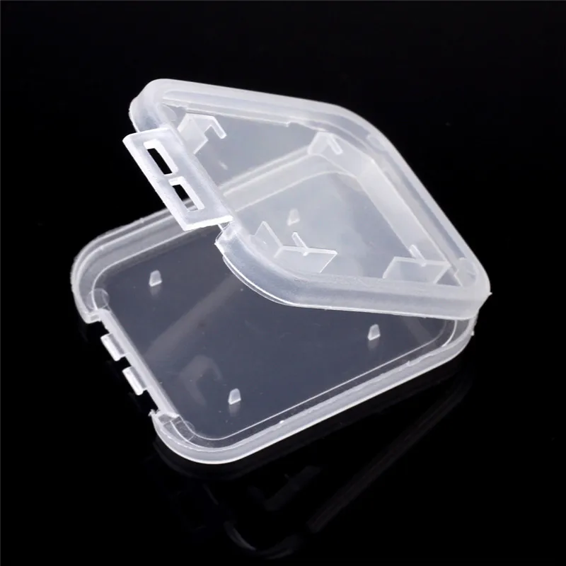 10Pcs/Set Transparent Memory Card Storage Box Hard Plastic Standard ...