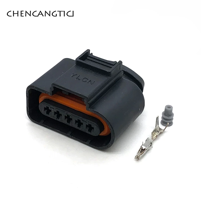 1 Set 5 Pin Way Automotive Vag Air Flow Meter Wire Connector Plug For ...