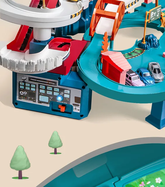 Dinosaur Mini Car Ramp Garage Playset (4 Options) - FunToyLab