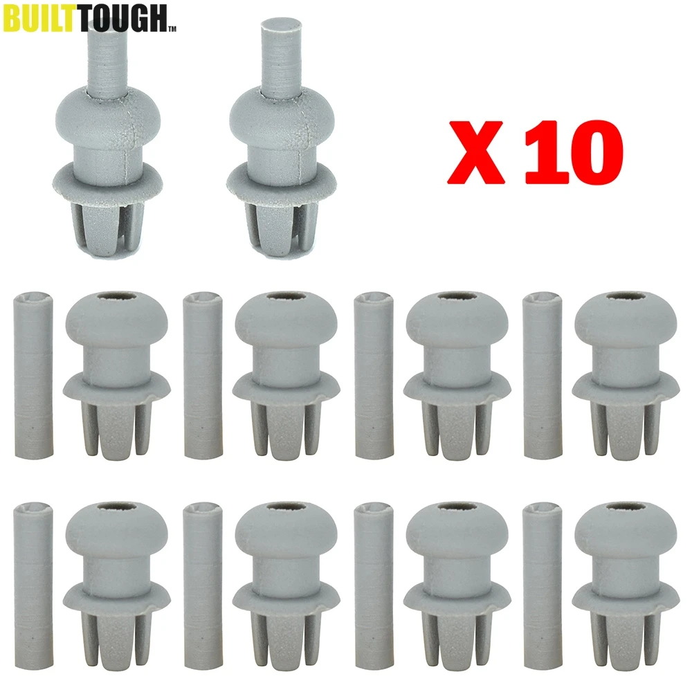 10X Car Boot Trunk Tailgate Parcel Shelf String Strap Rope Clips Pivot ...