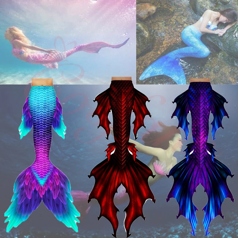 Customized-Mermaid-Custome-Swimable-Mermaid-Tails-with-Monofin-for ...