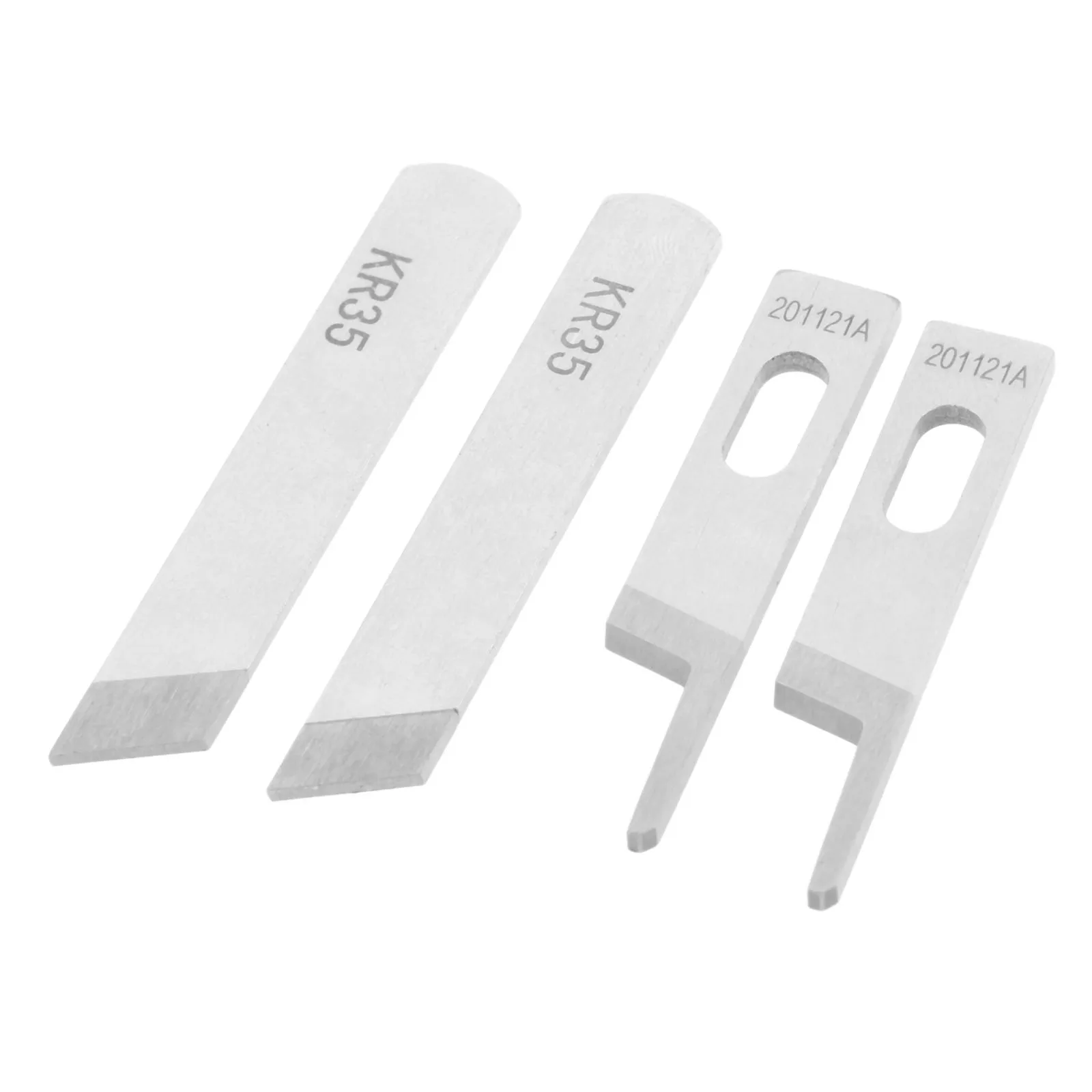 2 Pcs Overlock Sewing Machine Knives KR23 KR35 Upper/Down Knife ...