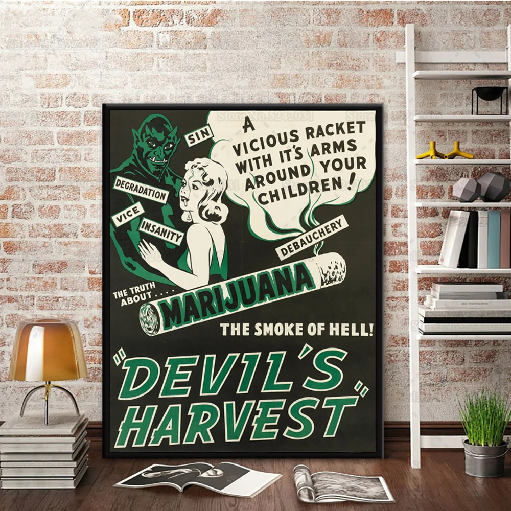 Express Vintage Poster Marijuana