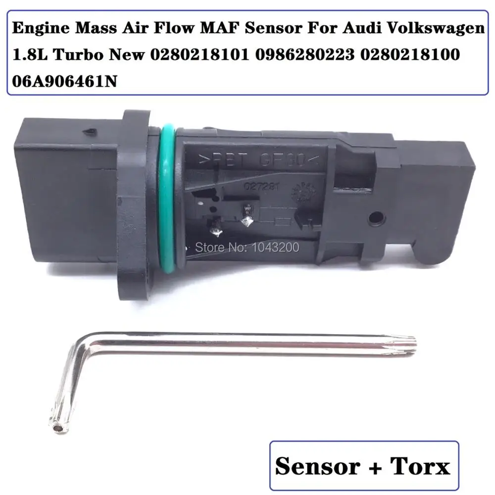0280218100 Insert Maf Mass Air Flow Meter Sensor + chave de fenda para ...