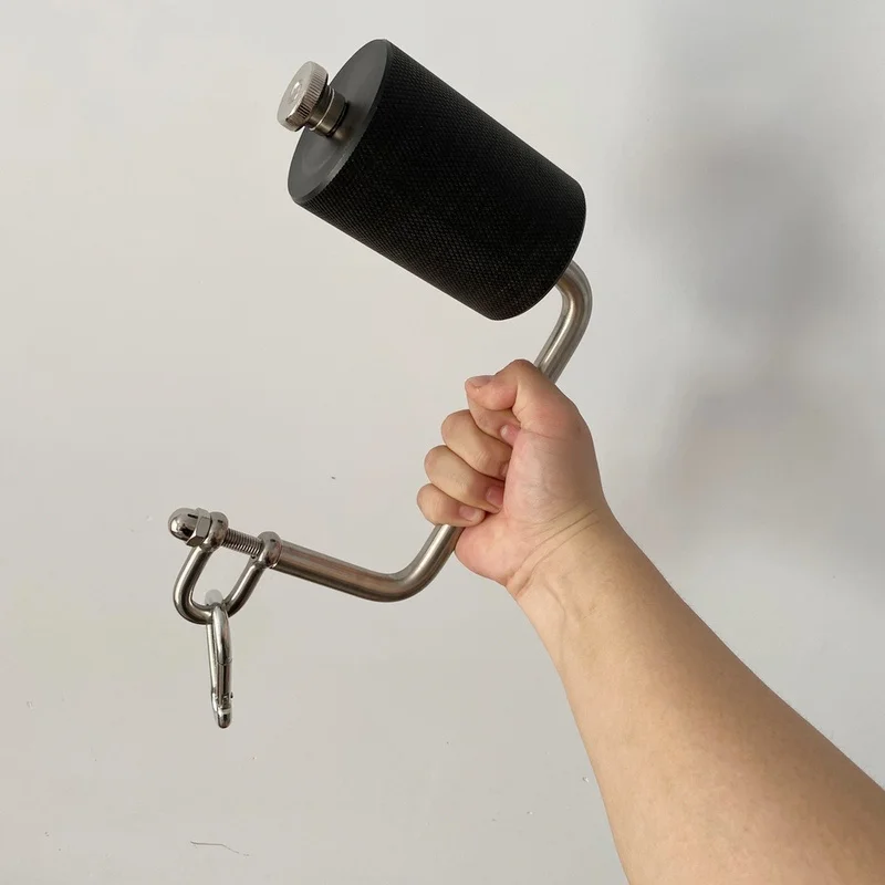 Arm-Wrestling-Workout-Table-Handle-L-bar-Detachable-Grips-Wrist-Forearm ...