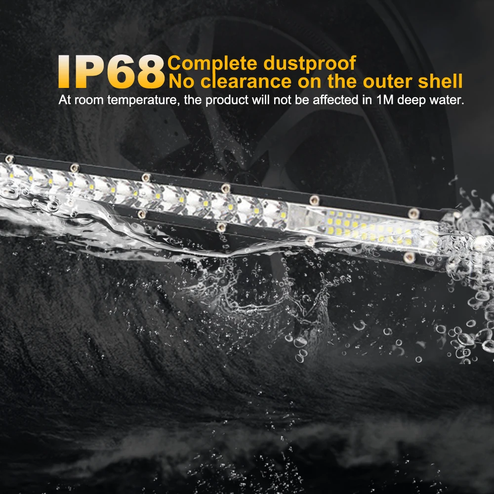 Powerful LED Light Bar for Truck -Brightest Off Road ATV Kit