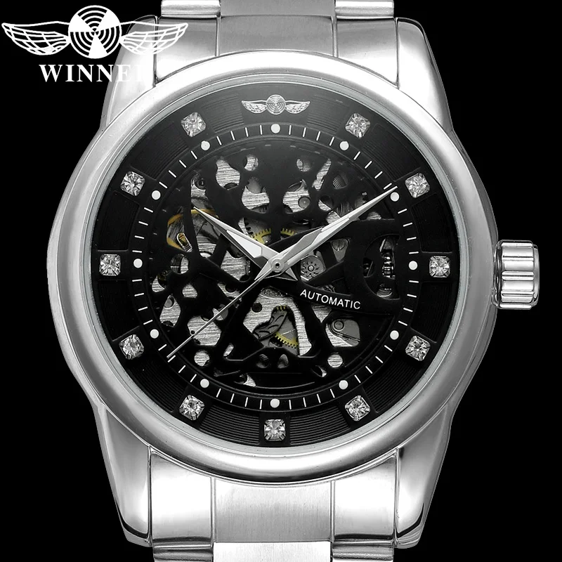 WINNER Classic Automatic Mechanical Men Wristwatch Military Army Sport ...