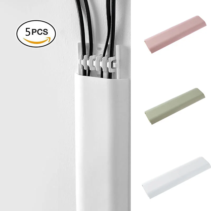30cm-Self-adhesive-Cable-Organizer-Storage-Cord-Duct-Cover-cable-Duct ...