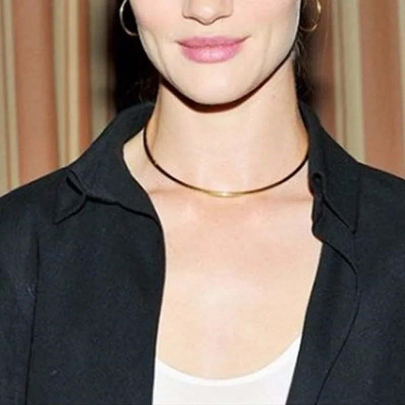 New-Fashion-Simple-Creative-Open-Choker-Necklace-Elegant-Collar ...