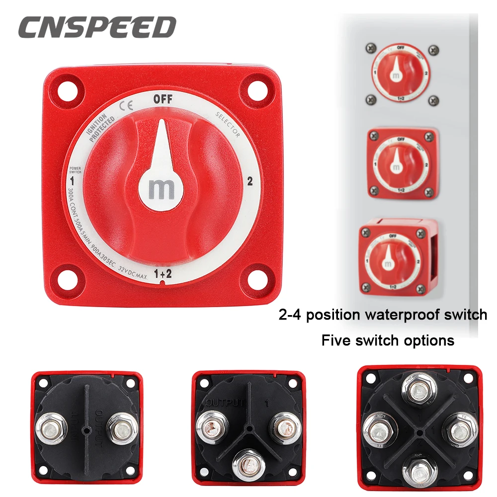 2/3/4 Position M-series Switch Cut Single Dual Marine Boat 12-48v 100 ...