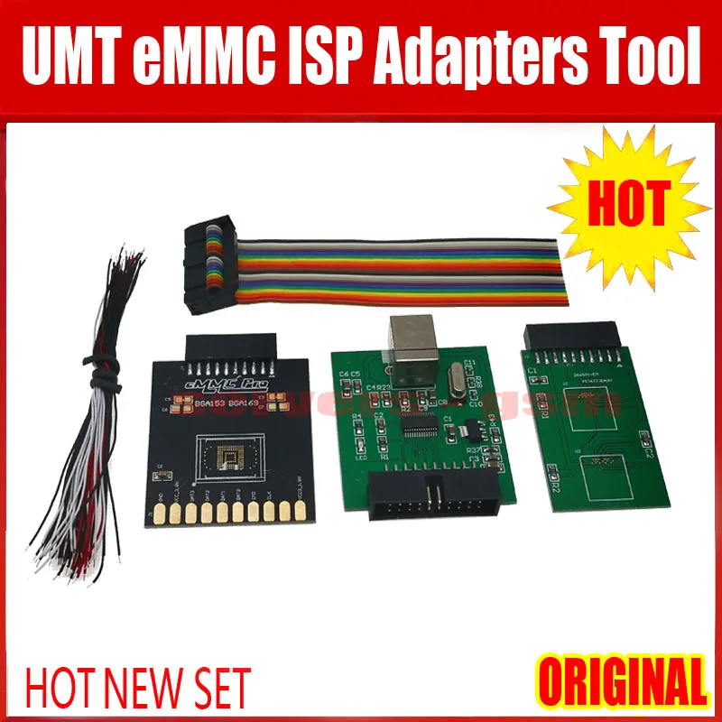 2022 NEW ORIGINAL UMT eMMC ISP Adapters Tool 5 in 1 for UMT DONGLE/UMT ...