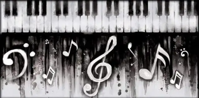 Piano Keyboard Art