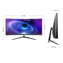 TITAN ARMY 30 inch 2K 200Hz Curved Gaming Monitor 21:9 2560x1080 Ultra ...