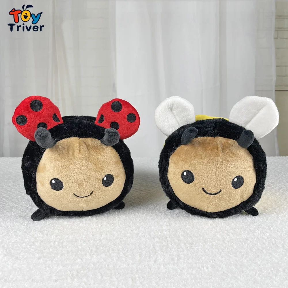 Cute-Ladybug-Honey-Bee-Bumblebee-Plush-Toys-Stuffed-Animals-Doll ...