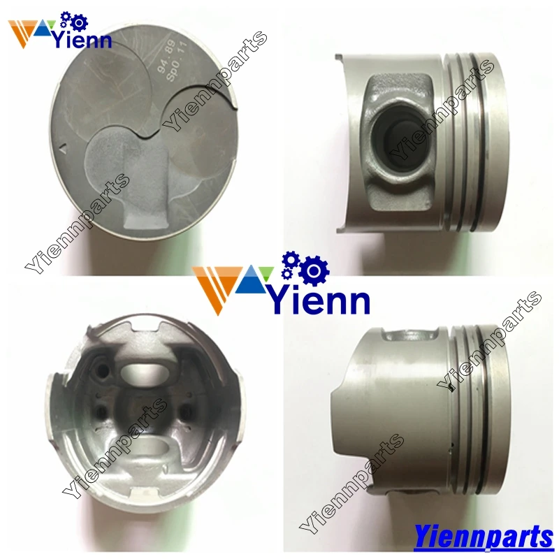 Piezas de repuesto para motor diésel Mitsubishi 4M40, nuevo pistón ...