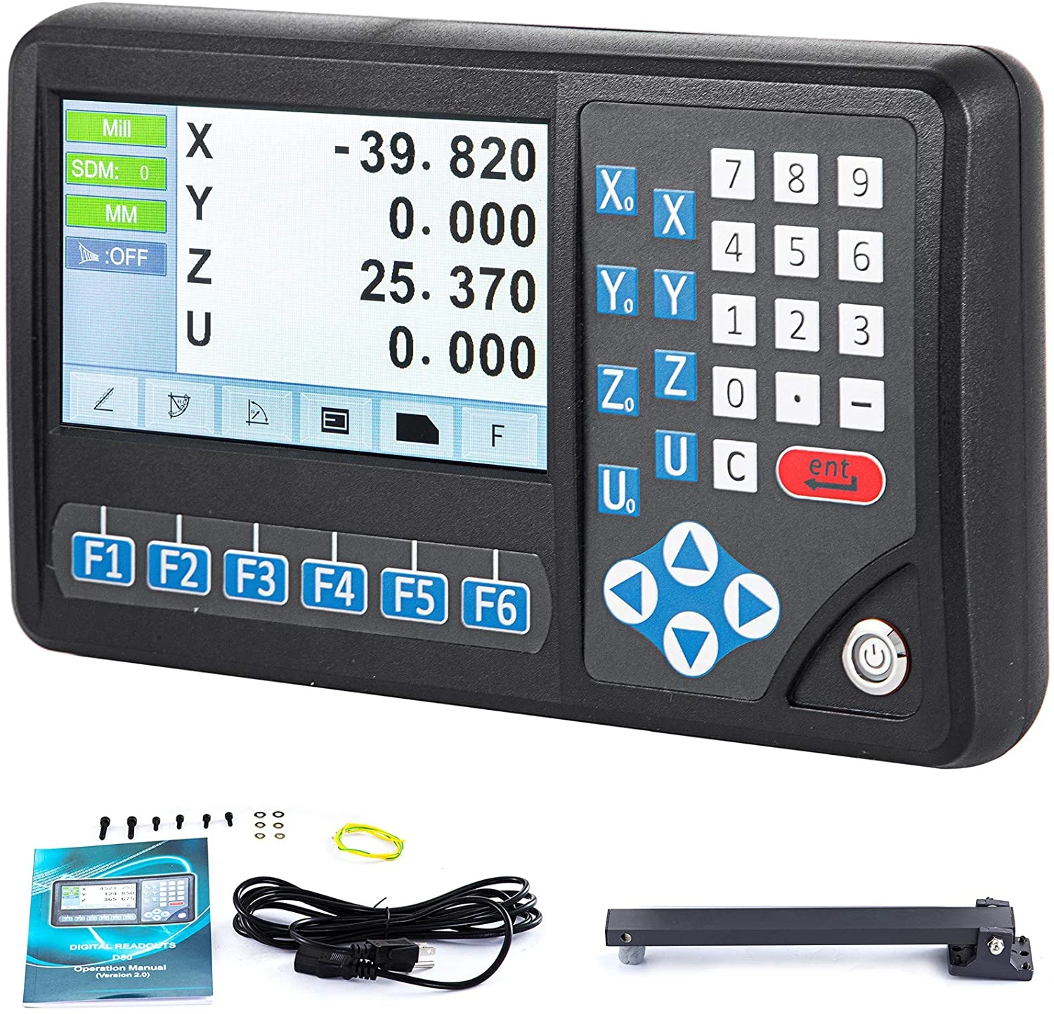 Ditron Large Lcd Screen 4 Axis Digital Readout/dro/lcd Display For ...