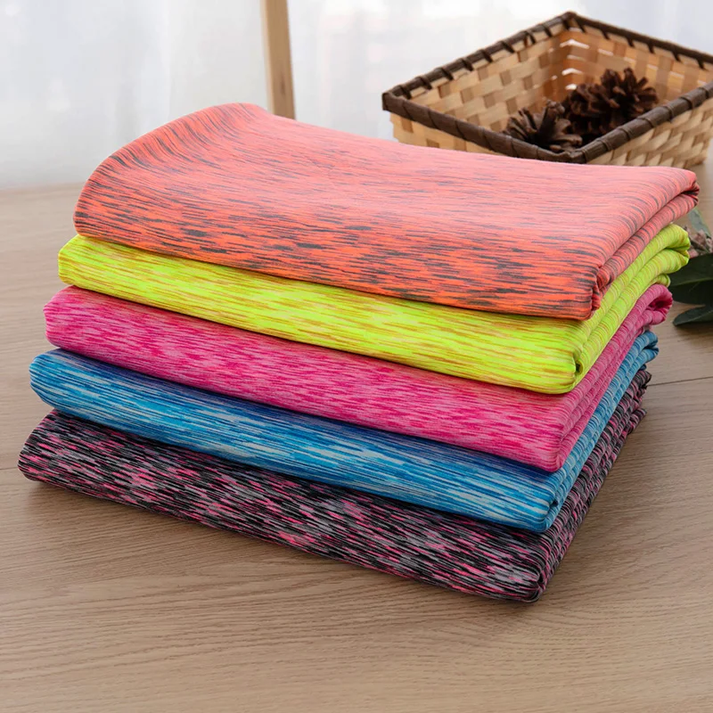 100% Polyester Knit Fabric Stretchy Jersey Tissue For Sport T-shirt And ...