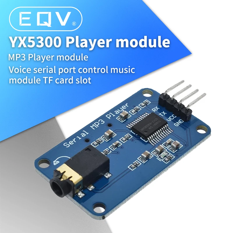 YX5300 UART TTL Serial Control MP3 Music Player Module Support MP3 ...