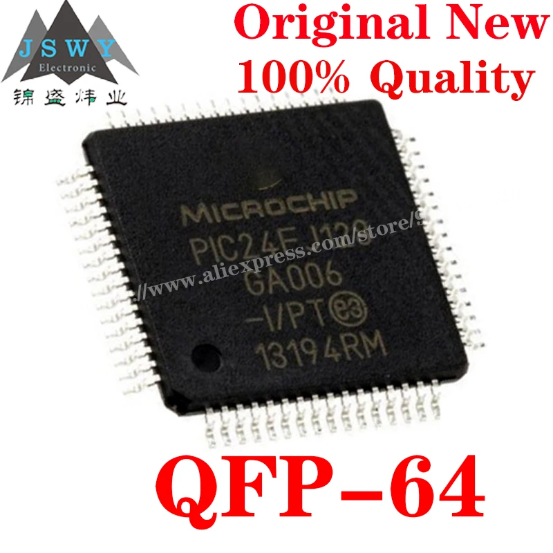 Pic24fj128ga006-i/pt Qfp-64 Semiconductor 16-bit Microcontroller -mcu Ic Chip With The For ...