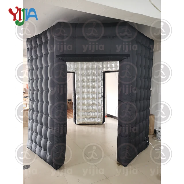 360 Spin Inflatable Photo Booth Enclosure With LED Lights Free Logo ...