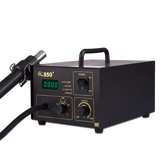 850D Hot Air Soldering Station SMD Rework Station Lead Free, 54% OFF