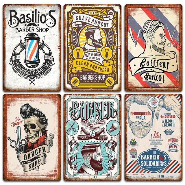 Vintage Barber Shop Sign