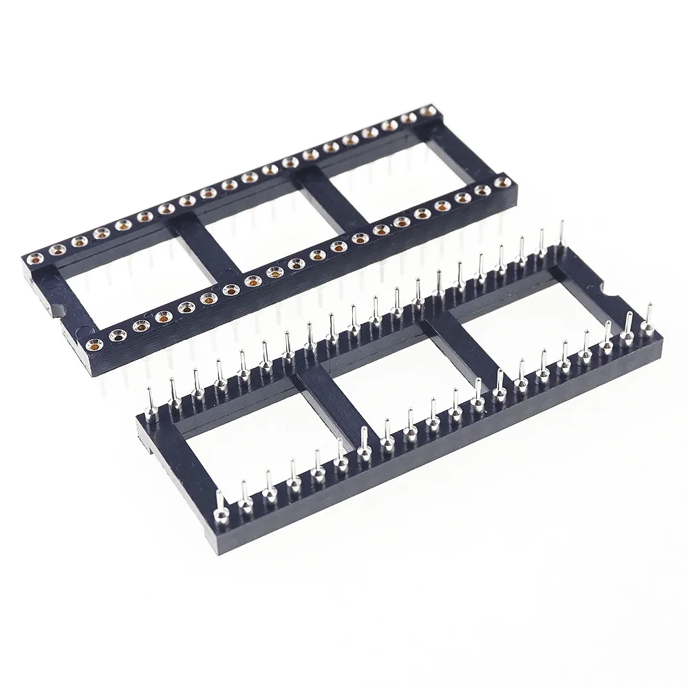 500pcs 0.100" 2.54mm Pitch Ic Socket 40 Position 2x20 Pin Machine Pin ...