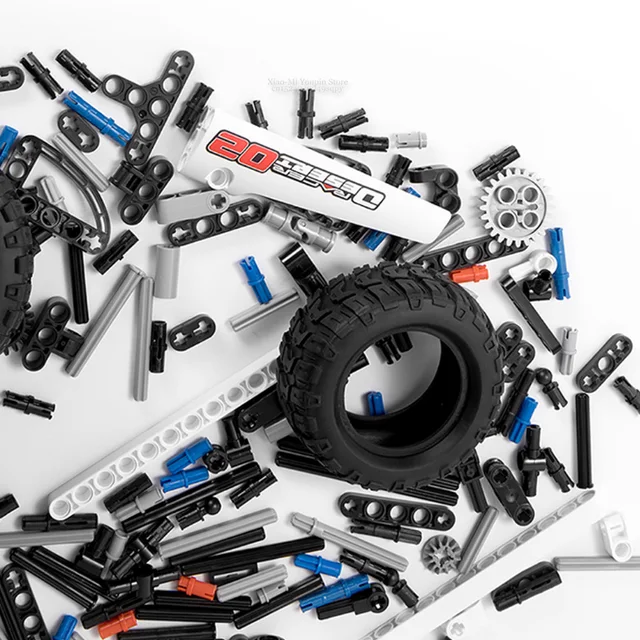 Original Xiaomi Mijia Building Blocks Cars Desert Racing Cylinder ...