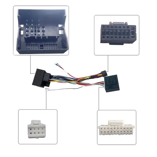 Raise Ford RZ-09 16PIN Android Power Wire Harness Adapter Cable With ...