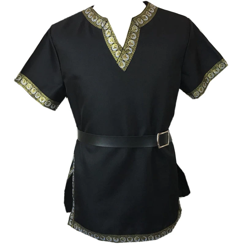 Viking Archer Battle Costume Tops Shirt Medieval Renaissance Larp ...