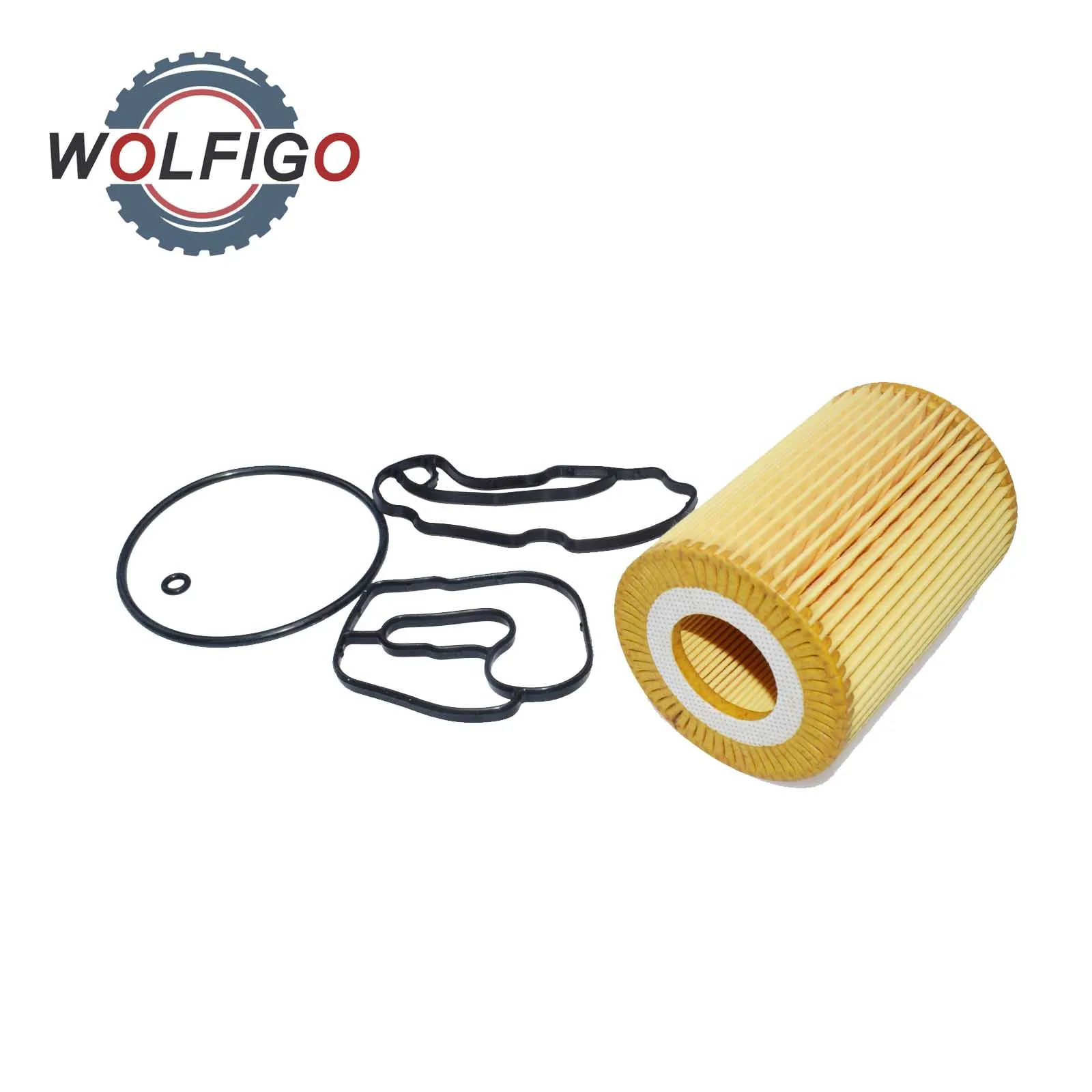 WOLFIGO New Oil Filter & Housing Gasket for Mercedes Benz W164 W251 ...