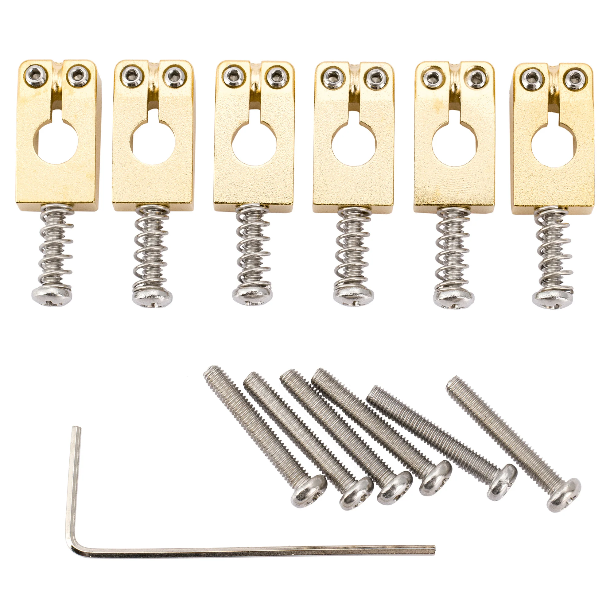 Musiclily-Ultra-10-5mm-Brass-PRS-Style-Tremolo-Bridge-Saddles-for-Strat ...