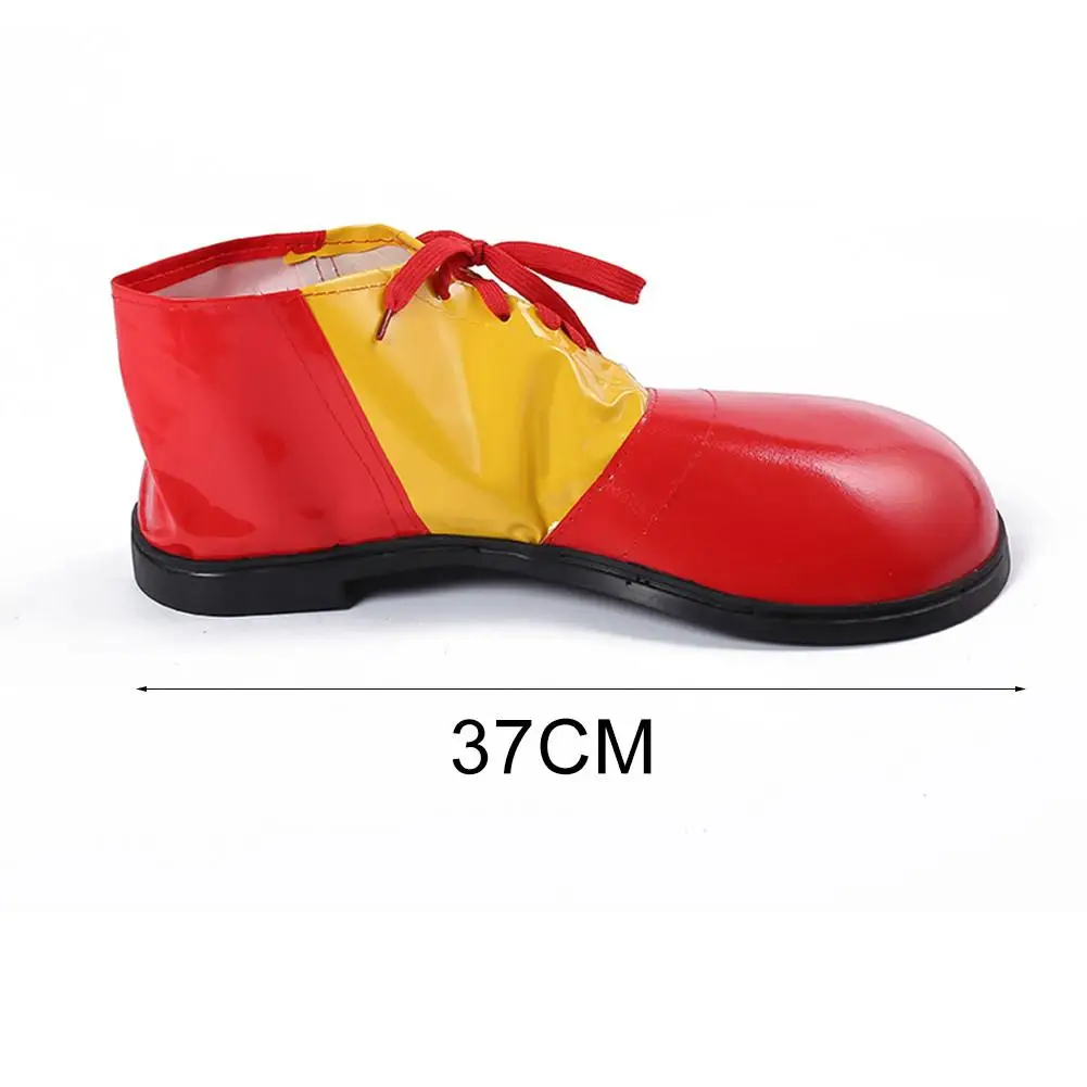 Funny PU Leather Circus Clown Shoes for Adults - Big Head Cosplay ...