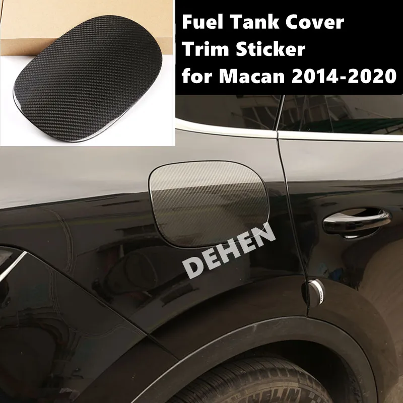 자동차 연료 탱크 캡 커버 트림 스티커 포르쉐 마칸 2014 2020 용 자동차 바디 오일 캡 트림 액세서리 100 리얼 카본 파이버차량용 스티커 Aliexpress
